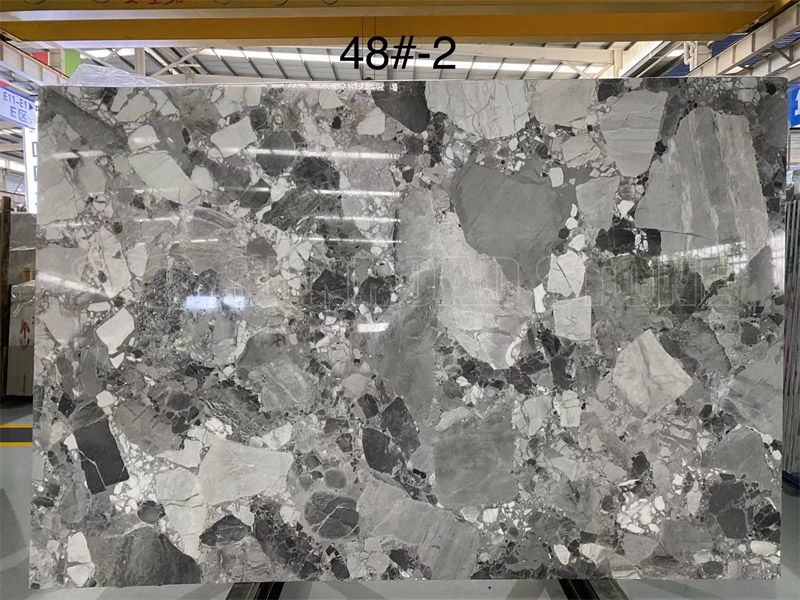 Pandora White Marble Slab Grey Marble