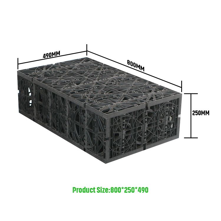 Co Polymer Rainwater Harvest Module Collect System Storm Water Drainage ...